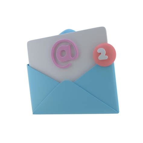 Premium Photo 3d Email Illustration