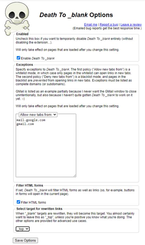 Как запретить браузеру открывать ссылки в новой вкладке