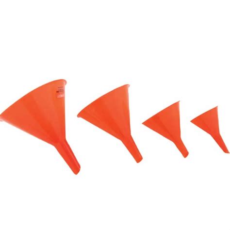 Kennedy Funnel Set Various Sizes Polyethylene Straight Rigid Spout
