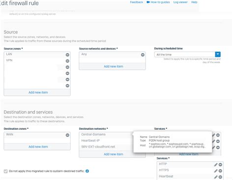 Central Firewall No Sophos Services And Fqdn Why Discussions Sophos Central Sophos
