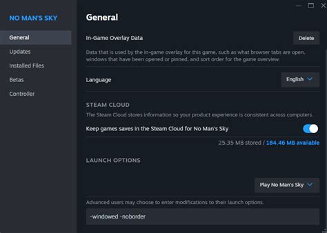 borderless fullscreen bug r nomansskythegame