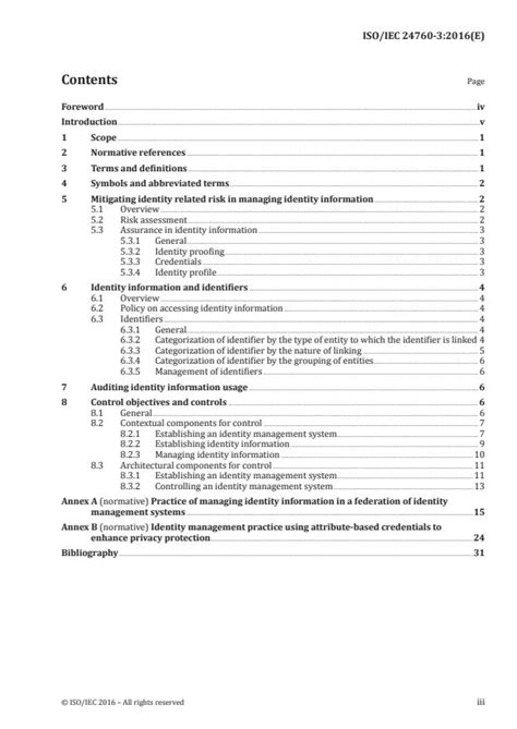 ISO IEC 24760 3 2016 Information Technology Security Techniques A Framework For Identity