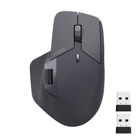Rapoo Mt760 Multi Device Wireless Mouse Bluetooth 5 0 And 2 4g Multi Mode Connection Up To 4