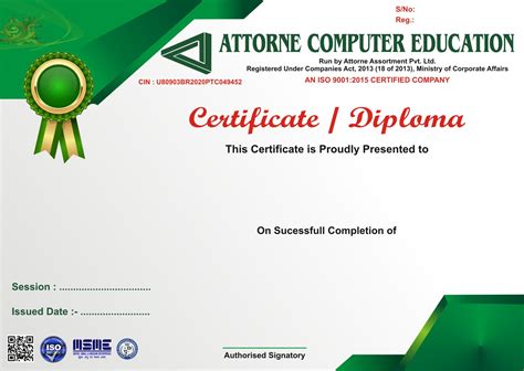 Sample Certificate Attorne Assortment Private Limited Sample Certificate Attorne Assortment Private Limited