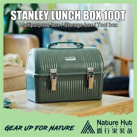Stanley Lunch Box 10qt Lunchbox Storage Vintage Metal Kitchen Food