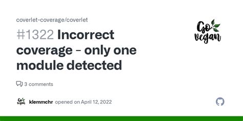 incorrect coverage only one module detected · issue 1322 · coverlet