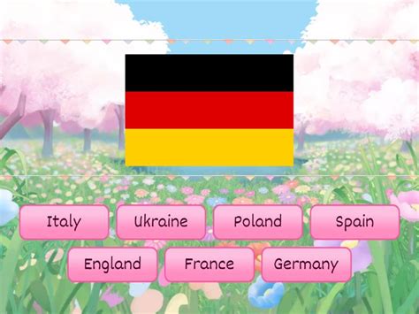 Contries And Flags Find The Match