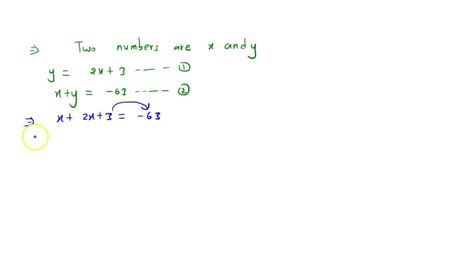⏩solved One Number Is Ii More Than Three Times Another Their Sum Is