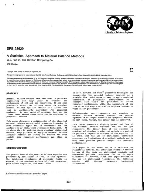 A Statistical Approach To Mb Methods Pdf Regression Analysis