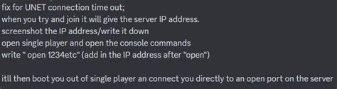 Unet Connection Timeout Fix R Ark