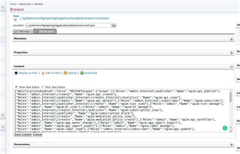 Tenant Conf Json Become Difficult To Read After Scope Migration During