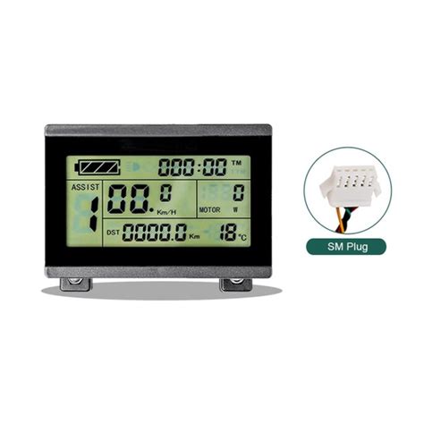 Ebike 24v36v48v72v Kt Lcd3 Display Intelligent Meter For Electric Bicycle Hub Motor Conversion