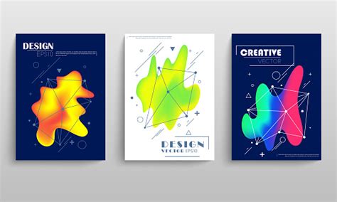 그래픽 기하학적 요소로 설정된 템플릿을 다룹니다 브로셔 포스터 표지 및 배너에 적용됩니다 벡터 그림입니다 0명에 대한 스톡 벡터 아트 및 기타 이미지 Istock
