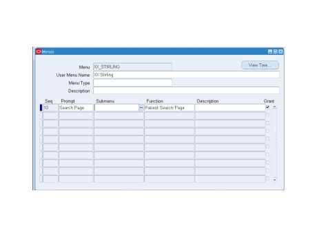 Creating Function Menu And Responsibility In Apps For OAF Pages
