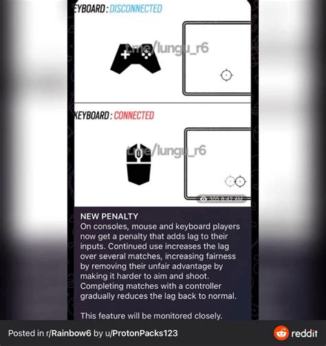 How R6 Siege Will Punish Mouse And Keyboard Players On Console Can We Please Have This On