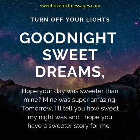 Good Night Sweet Dreams My Love Messages And Quotes Love Text Messages
