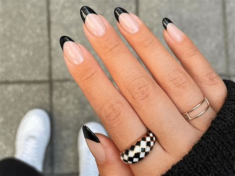 The Timeless Elegance Of Black French Manicure