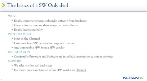 Nutanix Software Only Offering