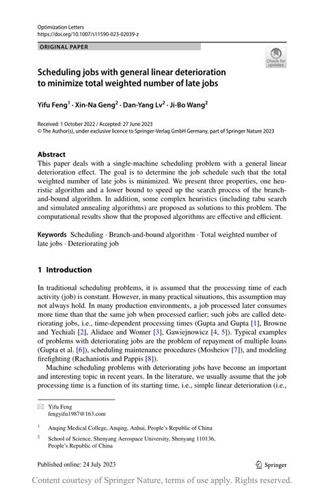 Scheduling Jobs With General Linear Deterioration To Minimize Total Weighted Number Of Late Jobs