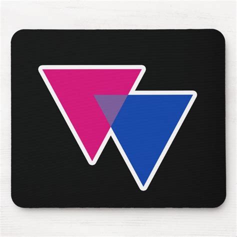 Bisexual Triangle Symbol 3d Mouse Pad Zazzle Triangle Symbol