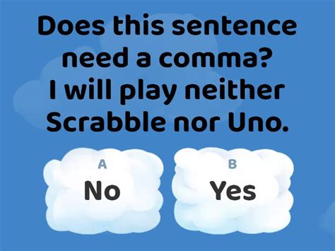 Coordinating Conjunctions Quiz