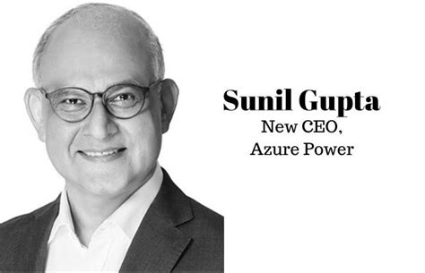 azure power announces its new ceo in sunil gupta saur energy