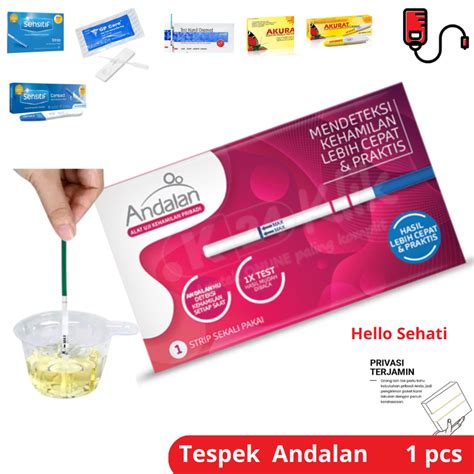 Andalan Strip Test Kehamilan Strip Tes Pack Tespack Kehamilan Compact