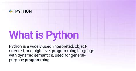 what is python python