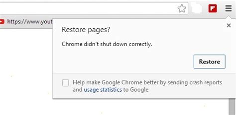 Disable Chrome Session Restore Popup Ask Ubuntu