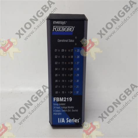 FBM219 P0916RH FOXBORO Group Isolated 24 Input Voltage Monitor FOXBORO Xiamen Xiongba E