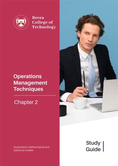 Operations Management Techniques Chapter 2 By E Publishing