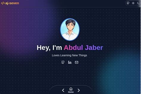 GitHub Aj Seven Aj Seven Me My Personal Portfolio