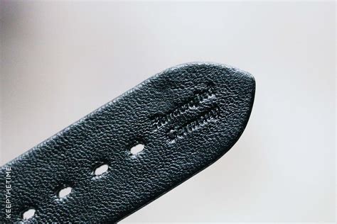 Di Modell Chronissimo 18mm Black Leather Watch Strap Keepthetime