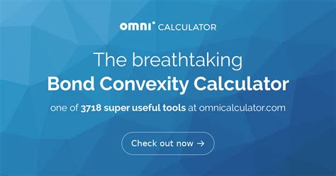 Bond Convexity Calculator