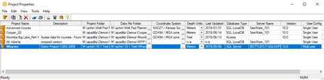 Project Properties