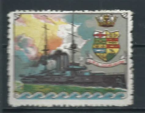 HMS DOMINION ENGLAND Vignette DELANDRE France Cinderella Poster Stamp WWI PicClick CA