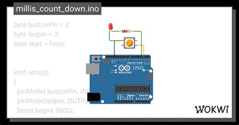 Start Stop Button Copy Wokwi ESP32 STM32 Arduino Simulator