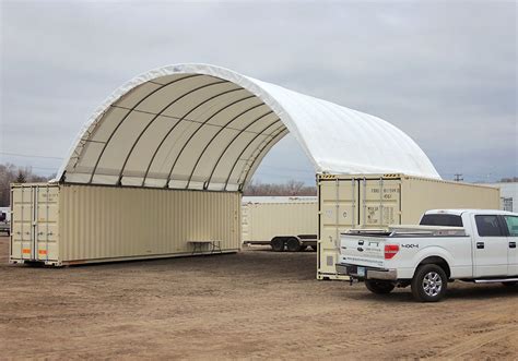 Shipping Container Canopy And Fabric Shipping Container Building Gc