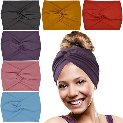 Yonuf Wide Headbands For Women Extra Large Headband