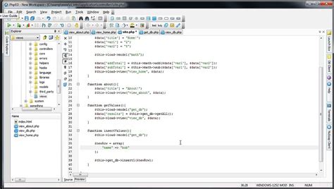 codeigniter mysql database inserting part 9 11 php tutotirals