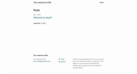 Jekyll教程：如何创建一个静态的网站 闪电博