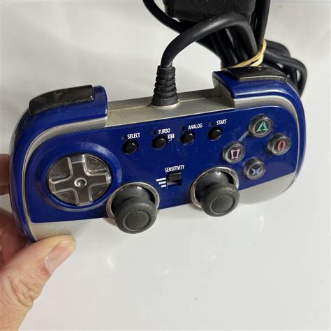 Cyber Sony Playstation Ps2 Controller With Autofire Blue Retro Unit Cyber Sony Playstation Ps2 Controller With Autofire Blue Retro Unit