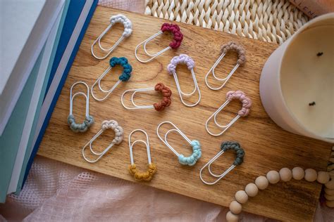 Macrame Bookmark Macrame Paperclip Bookmark Boho Bookmark Etsy