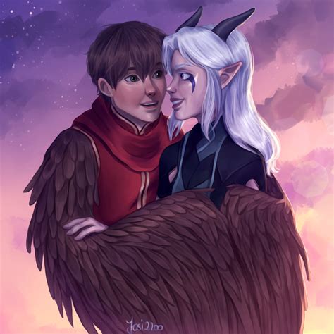 Artstation Callum And Rayla Fanart