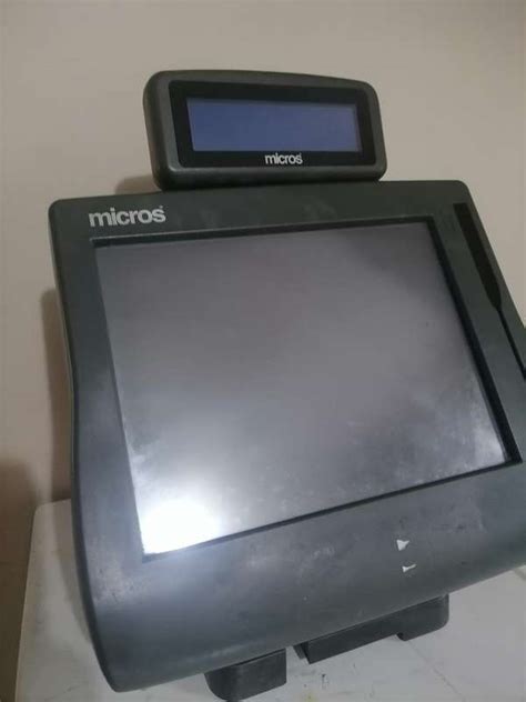 Point Of Sale Equipment MICROS WORKSTATION 4 TOUCH SCREEN POS SYSTEM WITH STAND Was Sold For