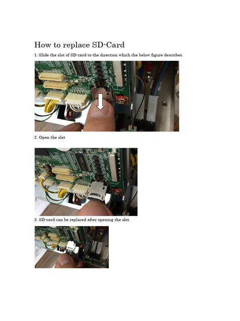 How To Replace Sd Card Pdf
