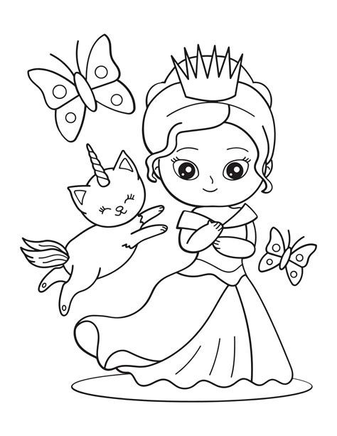 Printable Princess Coloring Pages For Adults