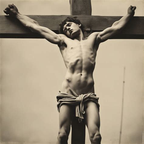 Nude Sweaty Young Man Crucified By Jimmyrio On Deviantart