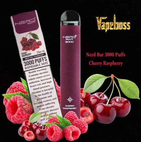 Nerd Bar Cherry Raspberry 3000 Puffs