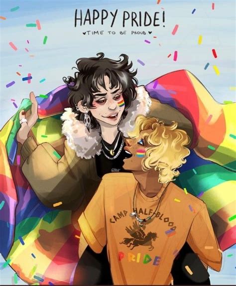 Solangelo Pride Fanart In 2025 Percy Jackson Fan Art Percy Jackson
